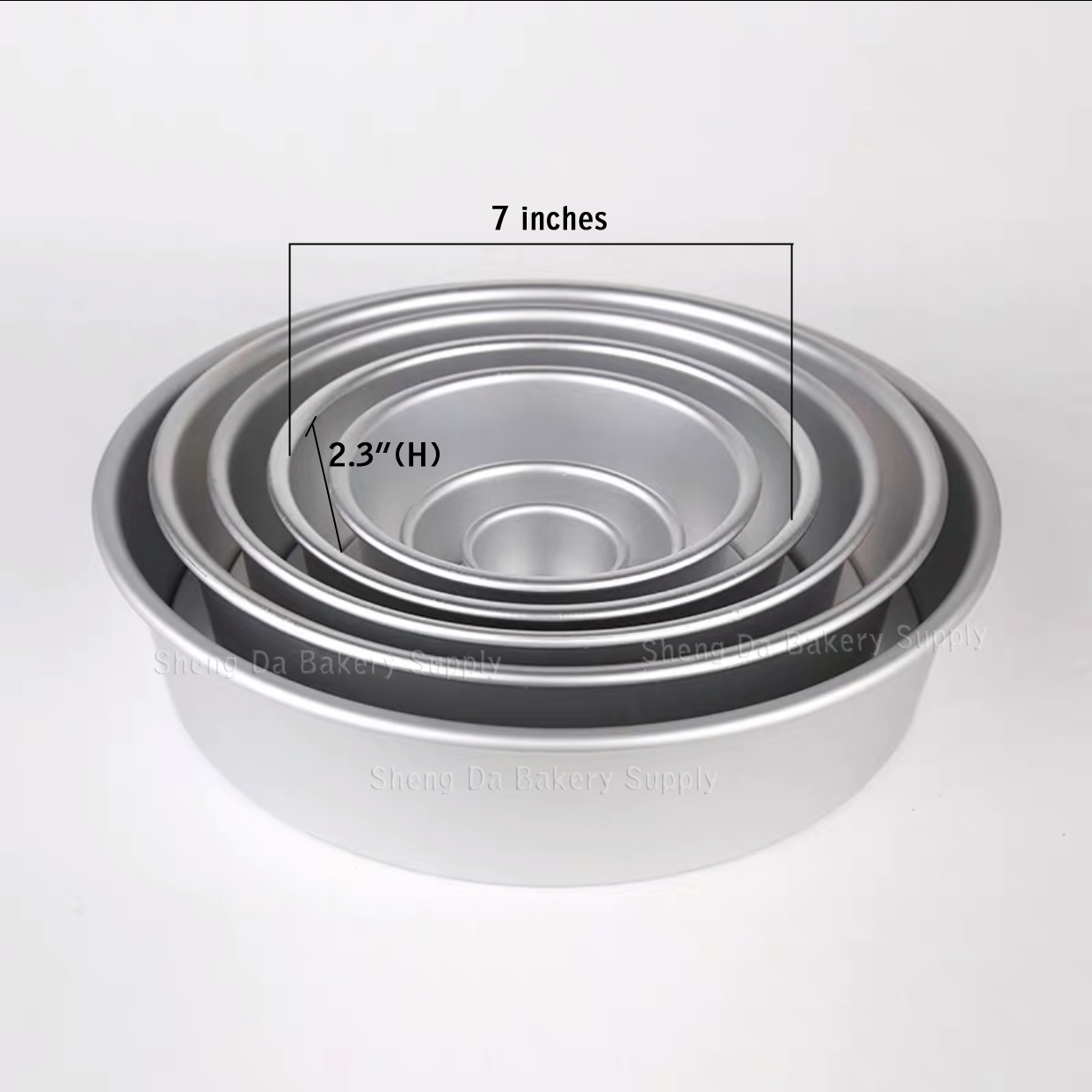 7" Circle Cake Pan - Sheng Da Food Service