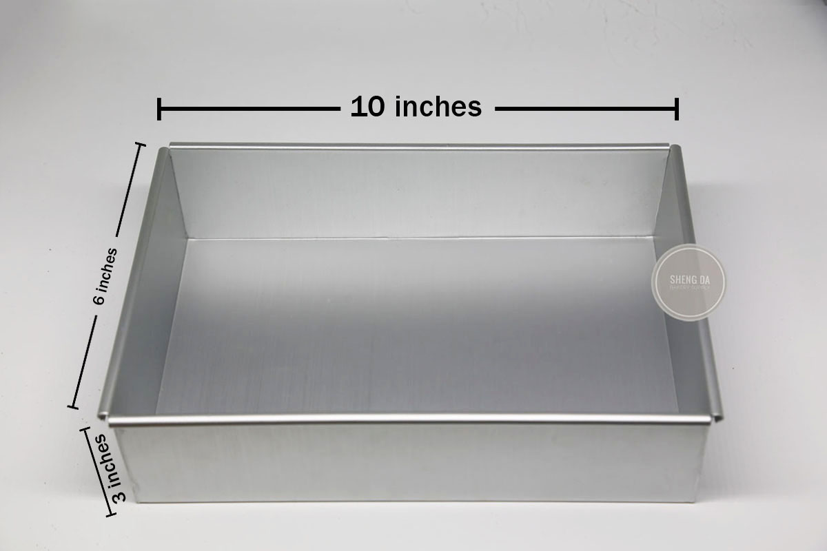 10x6" Retangle Cake Pan - Sheng Da Food Service