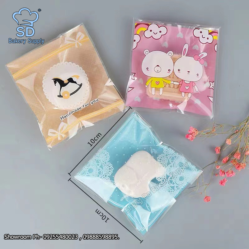 10x10 cm DIY Plastic Bag - Sheng Da Food Service