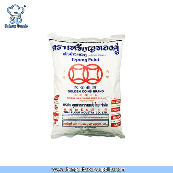 Golden Coin Glutinous Rice Flour 1kg - Sheng Da Food Service