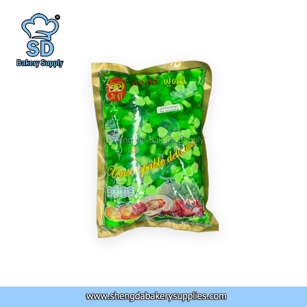 Hong Lee Green Heart Jelly In Syrup - Sheng Da Food Service